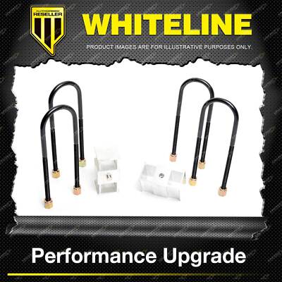 Whiteline Rear 2.5" Lowering Block Kit for Mazda B2000 2200 B2500 2600 ...