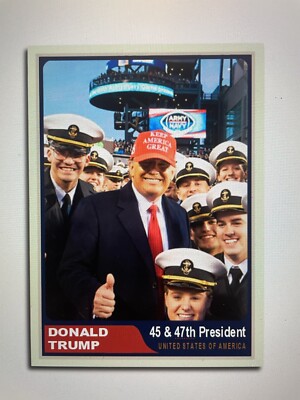 Donald Trump 2024 “Team Trump” Custom ACEO Card MAGA 50% Donated 2 Team ...