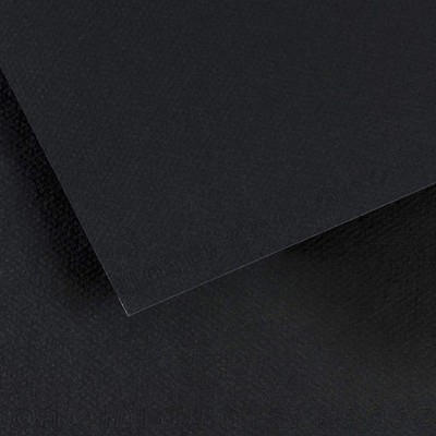 25 Sheets Black Mi-Teintes Drawing Paper, 8.5 x 11 Inch, 160gsm, Canson ...