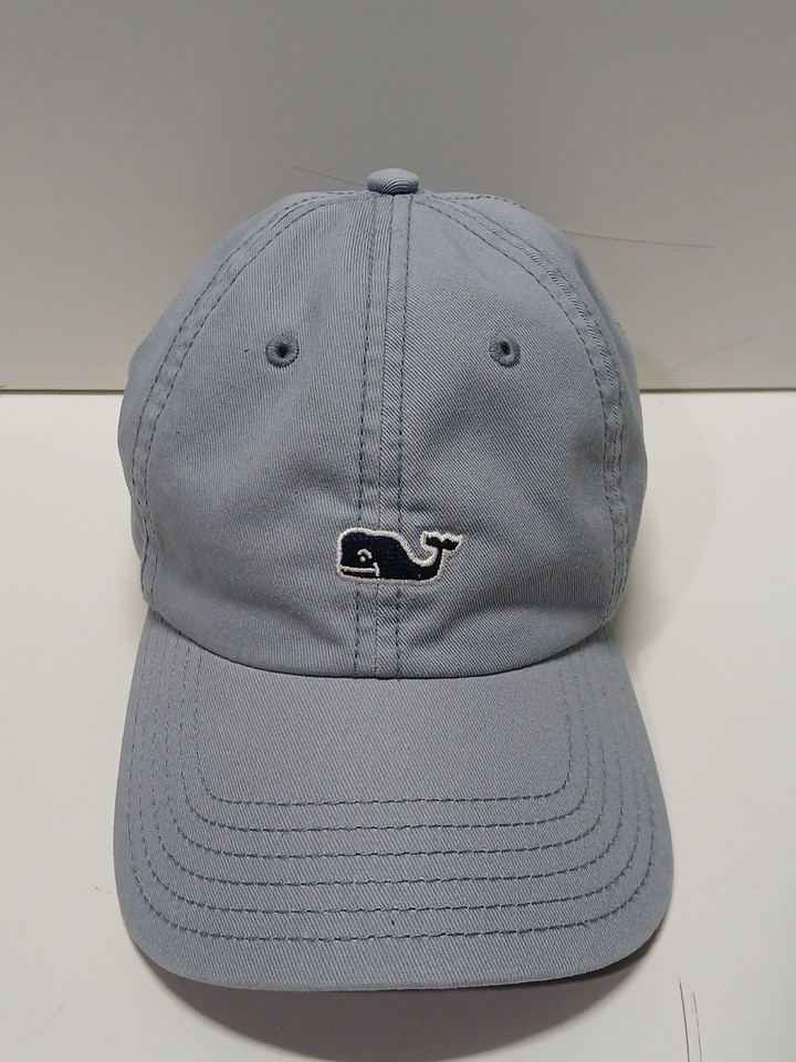 Vineyard Vines Hat Cap Baby Blue W/Whale Embroidered Logo One Size | eBay