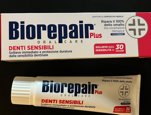 Biorepair Plus toothpaste SENSITIVE Teeth -Made in Italy Exp 2029 NIB ...