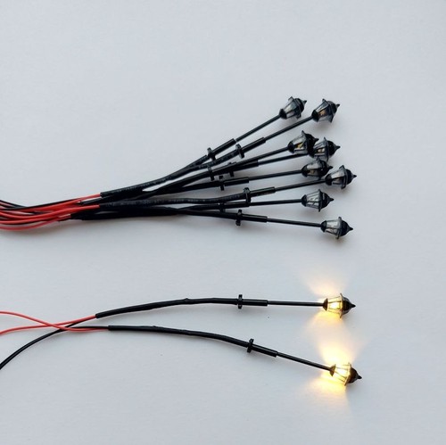 Y1-9 N TT 10pcs 1:160 Scale Model Lights Train Railway Layout LED Lamps ...