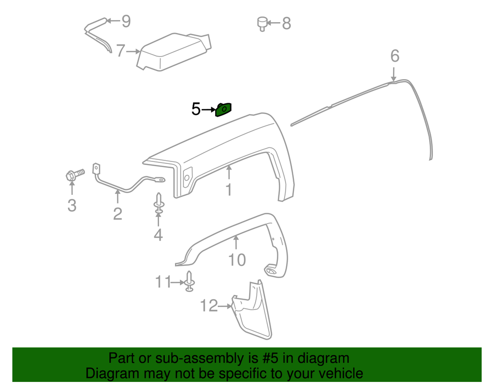 Genuine GM Natural Multi-Purpose Bolt Retainer 11562147 | eBay