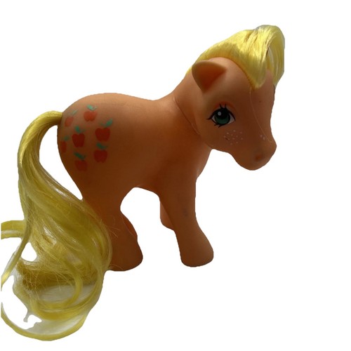 Vintage 1983 My Little Pony G1 Applejack Yellow Orange Earth Ponies MLP ...