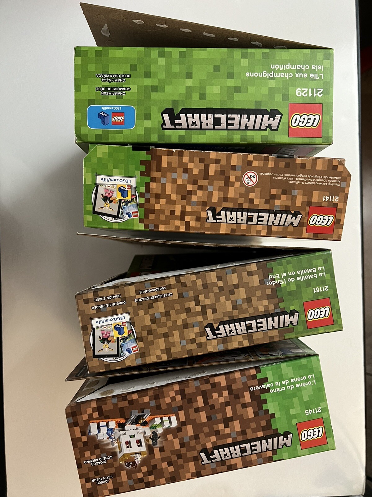 LEGO Minecraft: The End Battle (21151) And More Sets 673419304450 | eBay