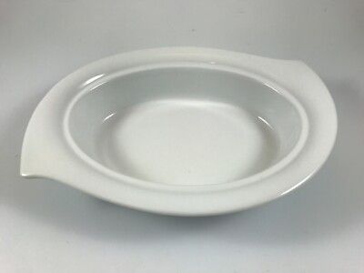 VERDICI DESIGNS MODERN WHITE SERVING BOWL - SWIRL DESIGN | eBay