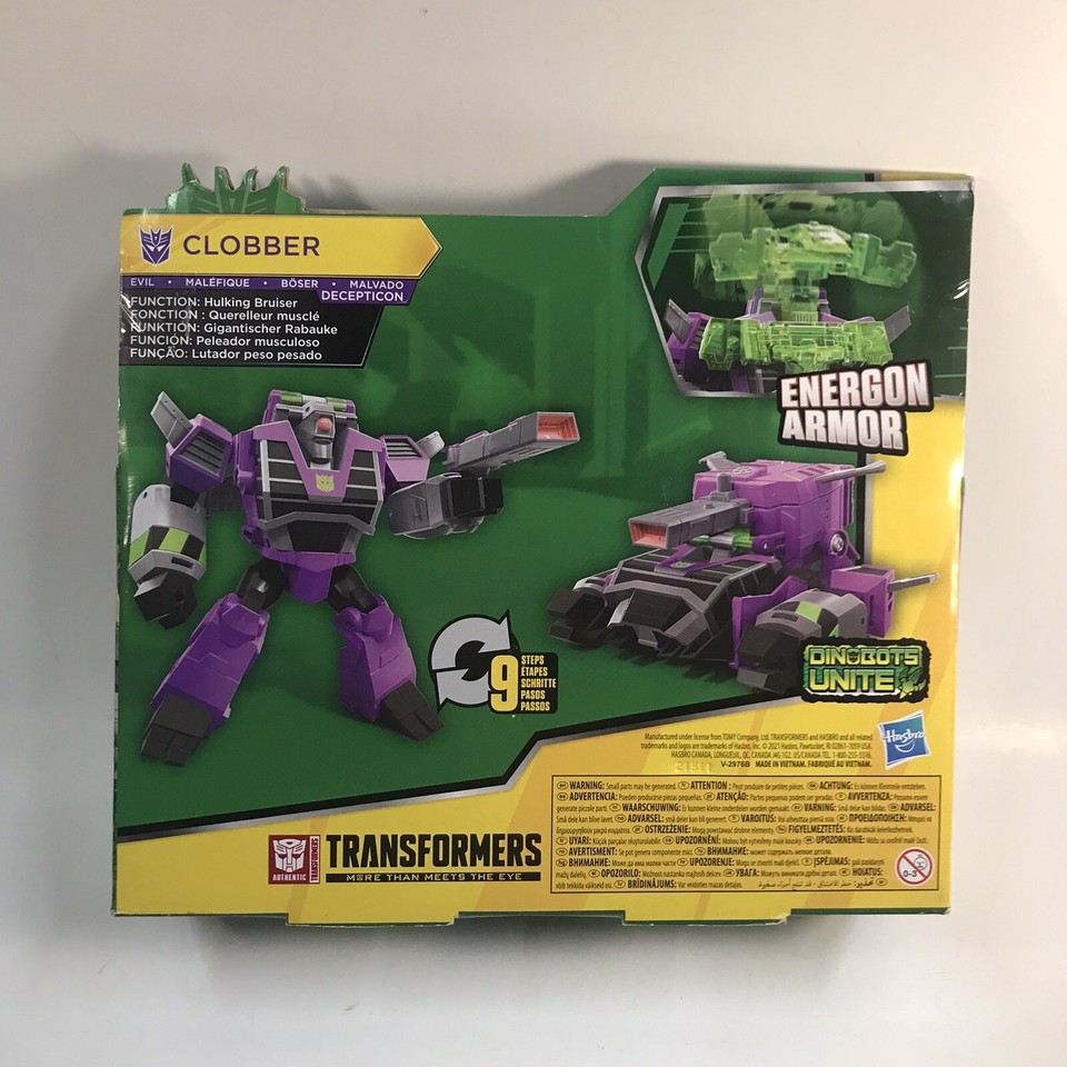 Transformers Bumblebee Cyberverse Adventures Clobber Action Energon ...