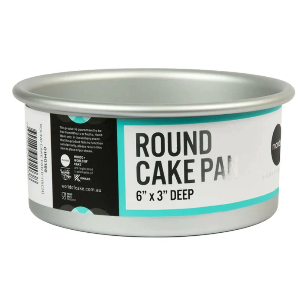 7" ROUND CAKE TIN 3" DEEP by MONDO | eBay