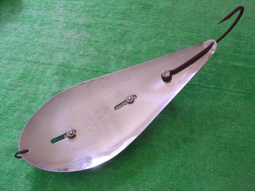 VINTAGE REX GENUINE BUNKER SPOON FISHING LURE STAINLESS STEEL | eBay