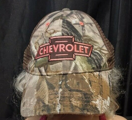 Chevrolet Hat Bowtie Camo Pink Infinity Headwear bas… - Gem