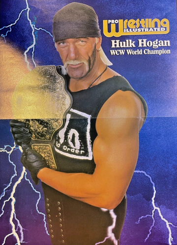 1997 Magazine Poster Pro Wrestler Hulk Hogan WCW World Champion | eBay