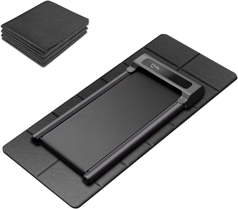 Foldable Walking Pad Treadmill Mat, Floor Protection Pad, Exercise Mats ...