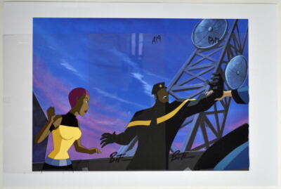 BATMAN BEYOND Series OPC ANIMATION CEL Maxine A19 B12 HAND SIGNED Bruce ...