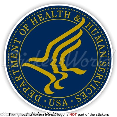 US DEPARTMENT of HEALTH & HUMAN SERVICES Seal HHS USA American Sticker ...