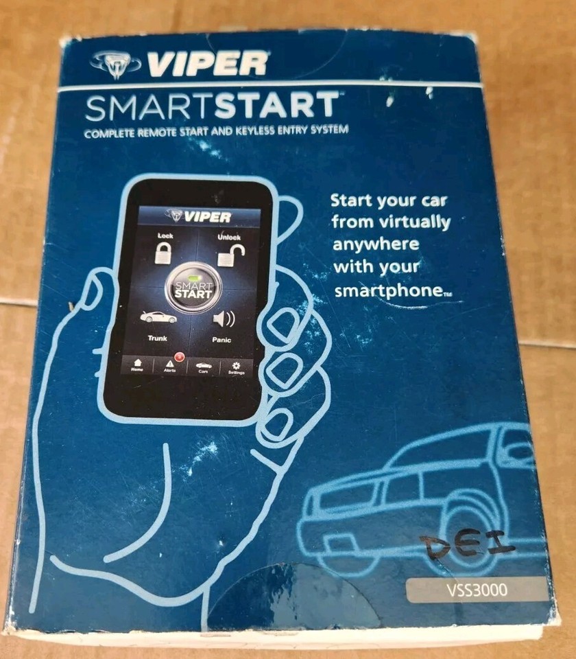 DEI Viper VSS3000 SmartStart System Smartphone Remote Car Starter ...