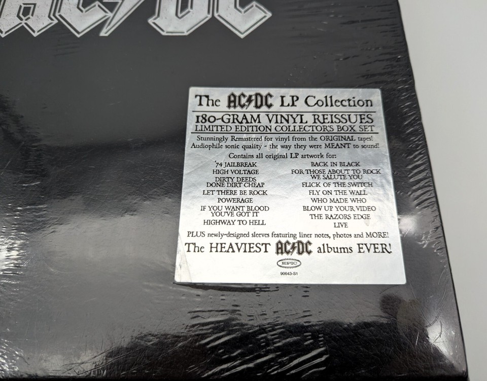 The AC/DC LP Collection 16x Vinyl LP Record 180g Limited Ed. Collectors ...