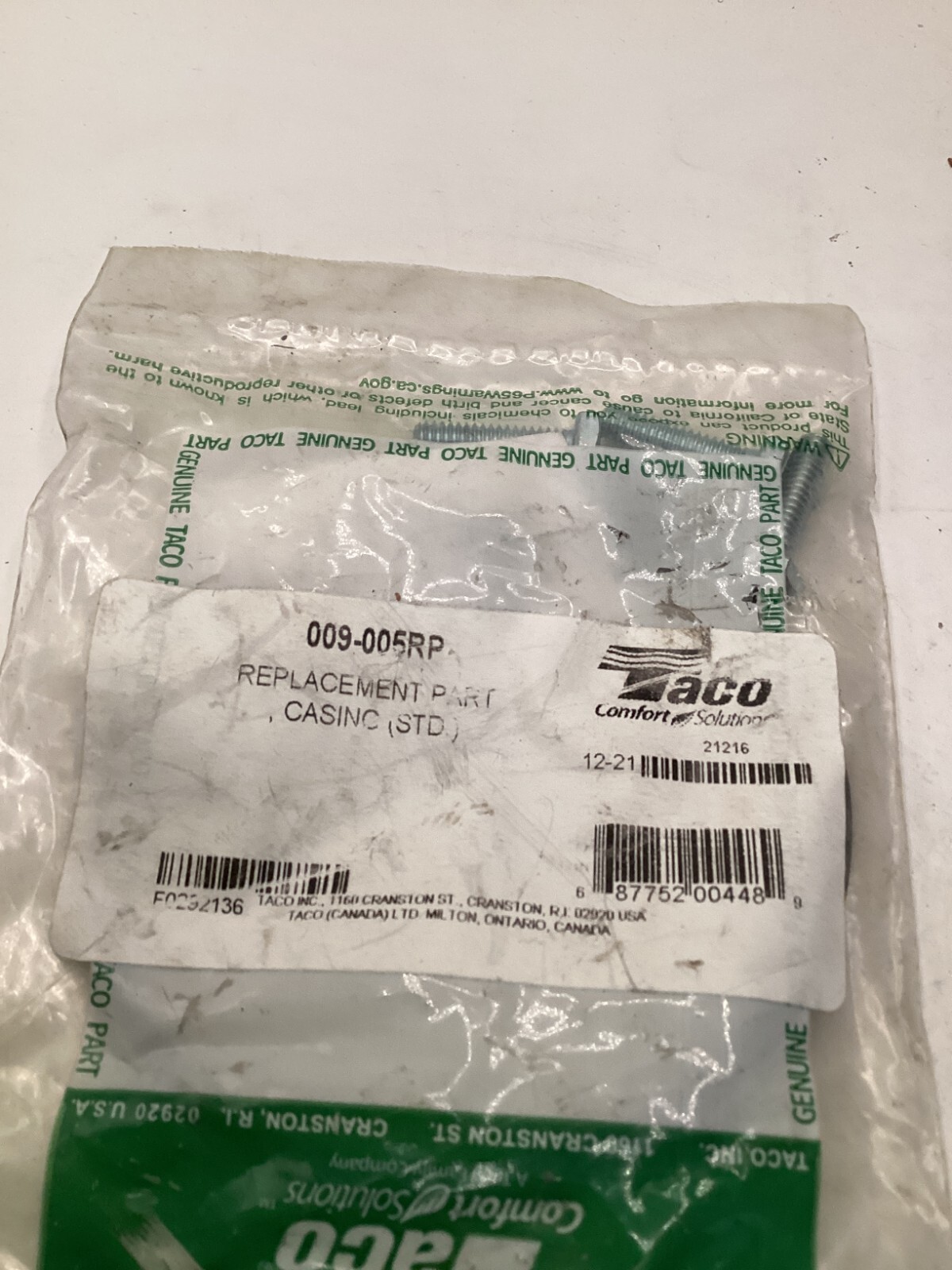 Taco 005-020RP Replacement Motor Cartridge for sale online | eBay