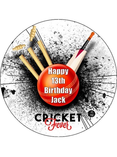 Australian Cricket Team Edible Cake Topper Wafer Birthday Decoration (3 ...