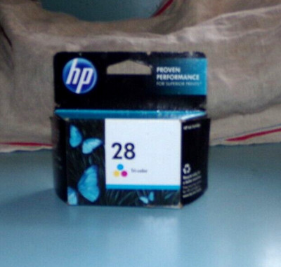NEW HP 28 Tri-color Ink Cartridge Genuine in Sealed Box | eBay