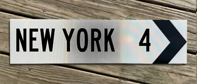 NEW YORK Road Sign Vintage style 24" x 6" MADE TO ORDER--SEE ...