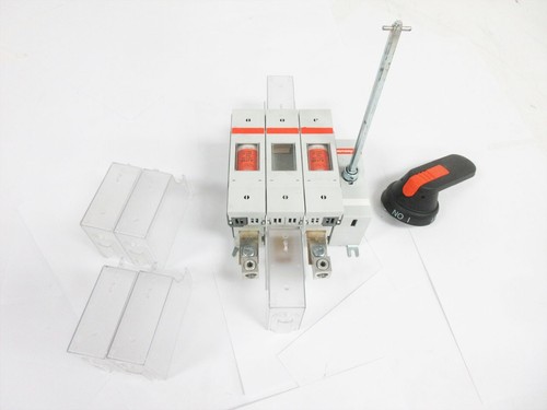 MERSEN M100J30 DISCONNECT SWITCH 3 PHASE 100A 600V LOAD BREAK LOAD MAKE ...