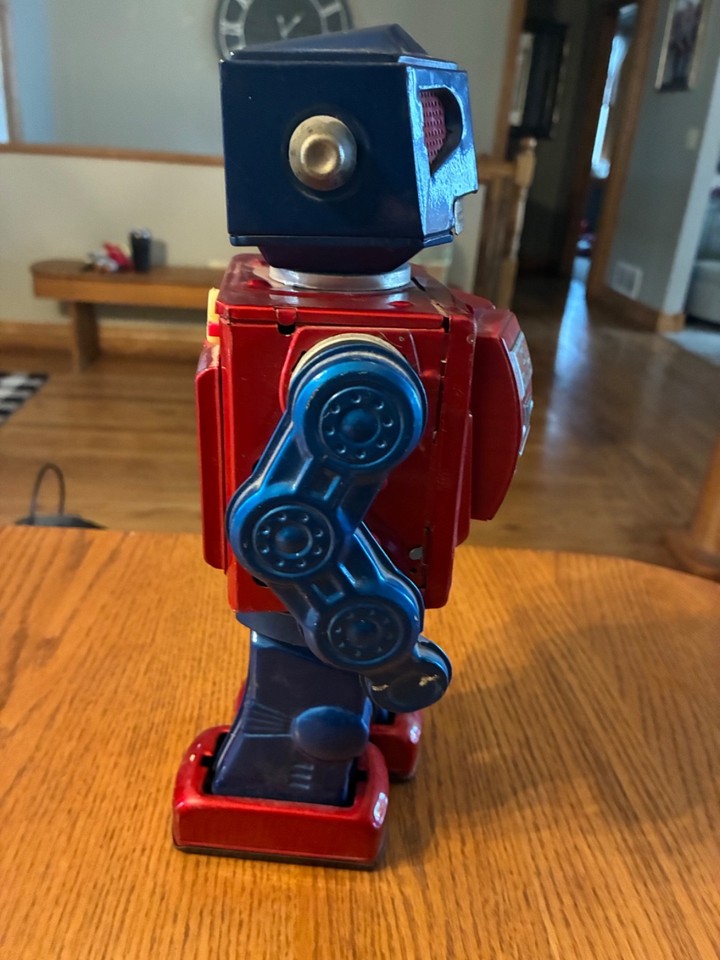Vintage Very Nice Durham 1960’s Apollo 2000 Tin Litho Robot Made In ...