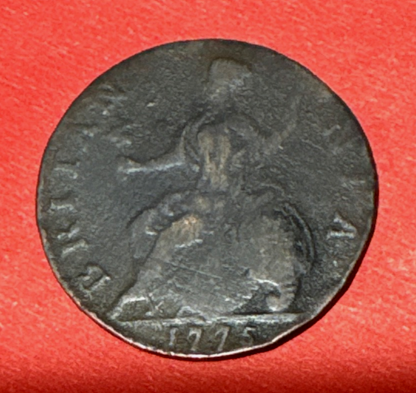 OUTSTANDING !! ~ 1775 King Geo III Colonial Copper ☆ REVOLUTIONARY WAR ...