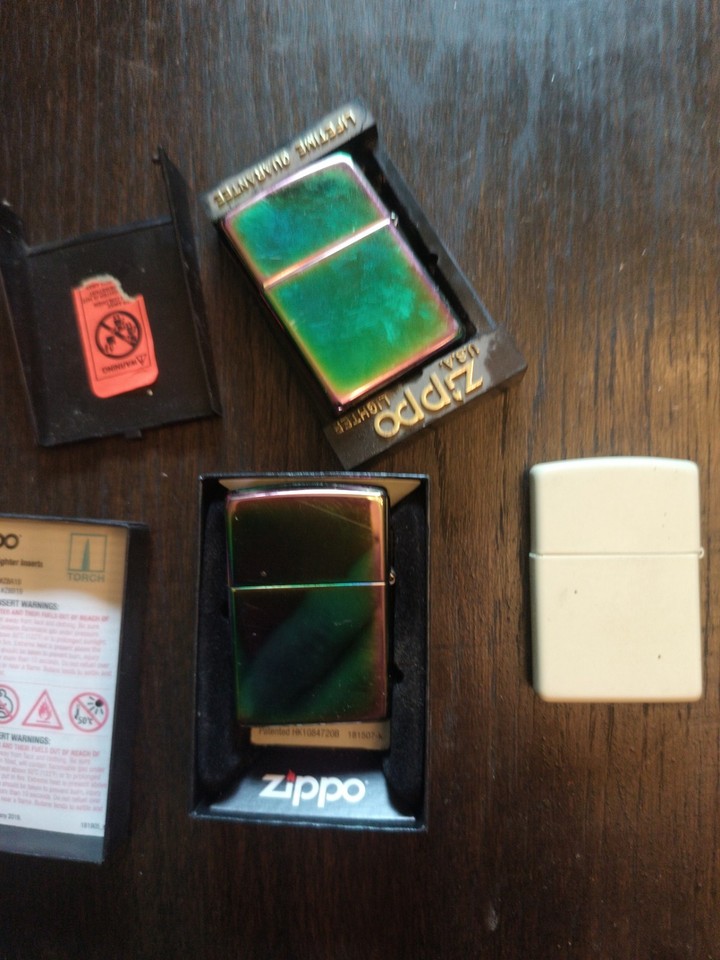 Lot of 3 Zippo Lighters, 2 With Box, All in VG Condition W/Display | eBay