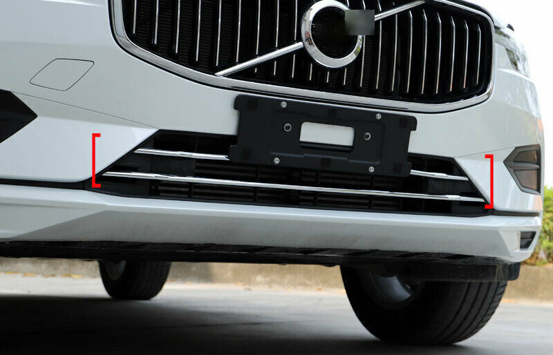 For Volvo XC60 2018-2022 Chrome ABS Front Bumper Lower Grill Grille ...