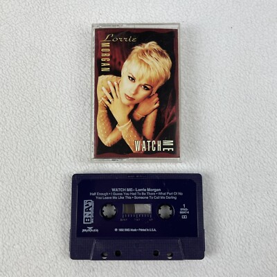 Lorrie Morgan ‎Watch Me Audio Cassette Tape Classic Country Music | eBay