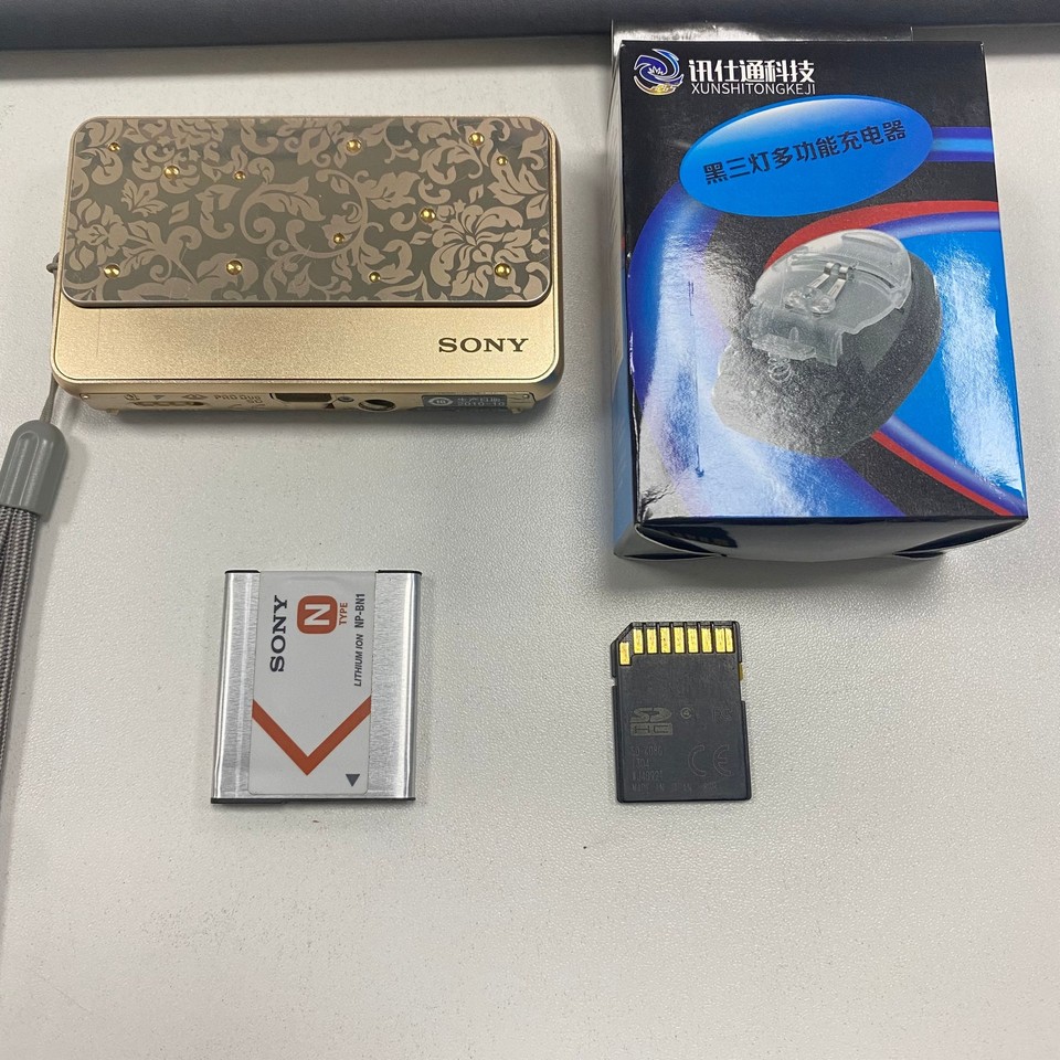 SONY Cyber Shot DSC-T99D 14.1MP CCD Vintage Digital Camera_RARE GOLD | eBay