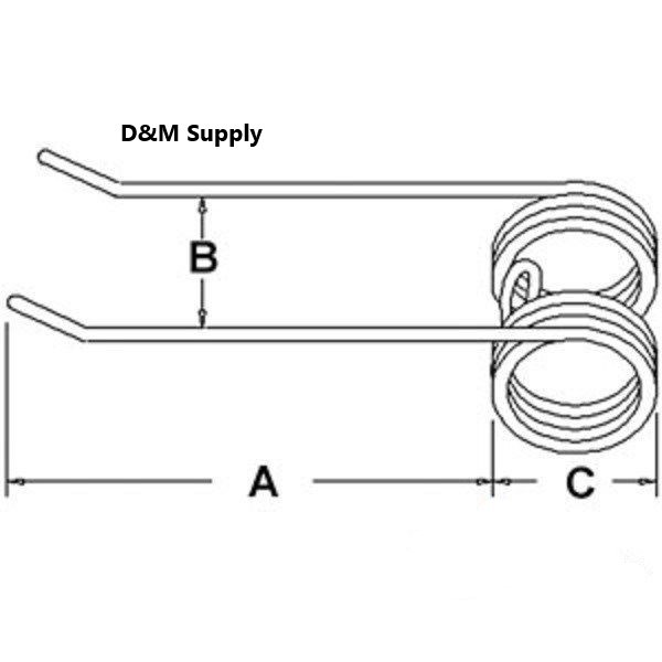 Round Baler teeth tines to fit Hesston 5510 530 5pk 1711951 3013-8152 ...