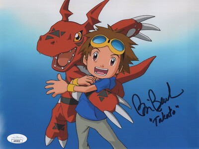 BRIAN BEACOCK Signed DIGIMON TAMERS 8x10 Photo TAKATO Autograph JSA COA ...