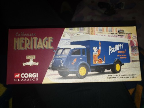 CORGI Classics 71406 RENAULT FAINEANT FOURGON PSCHITT Orange | eBay