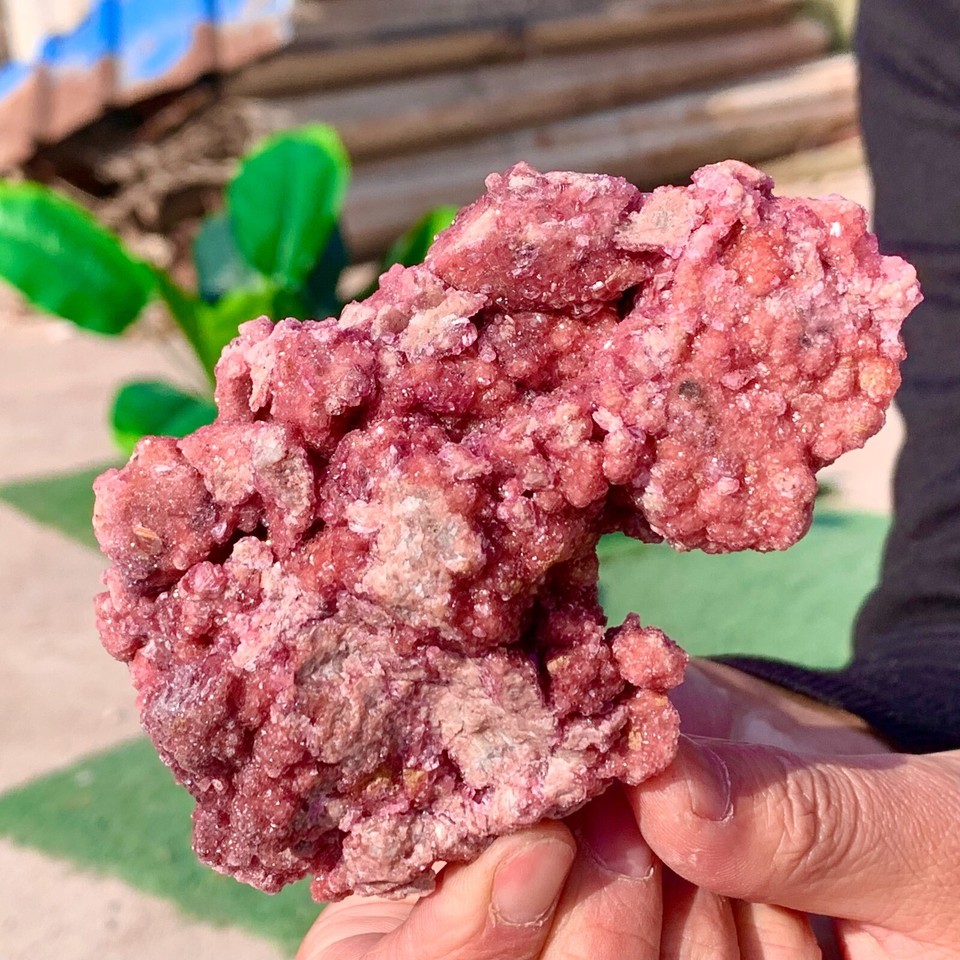 239g Natural Purple Pink Cobalt CobaltoCalcite Crystal Gemstone Rare ...