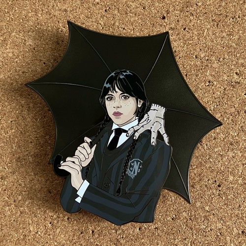 Wednesday Addams Thing Netflix Addams Family Fantasy Enamel Pin | eBay