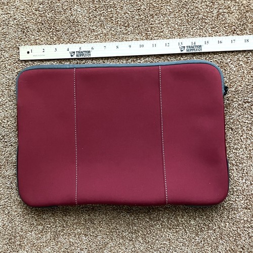 Targus Laptop Sleeve Travel Carry Case Maroon | eBay