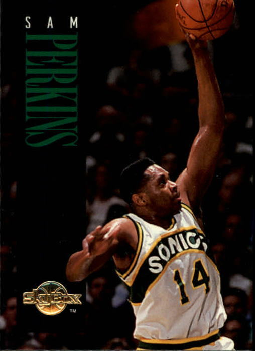 1994-95 SkyBox Premium Seattle Supersonics Basketball Card #158 Sam ...