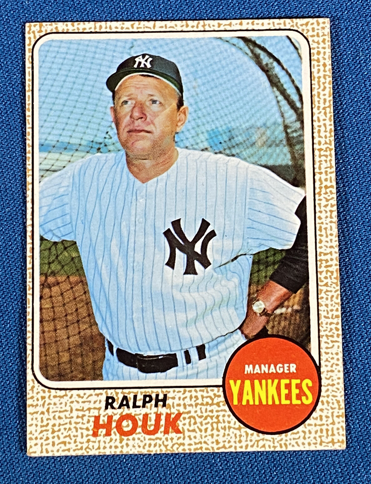 1968 Topps Ralph Houk Baseball Card #47 EX New York Yankees | eBay