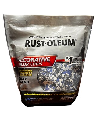 Rust-Oleum 301359 Decorative Color Chips Gray Blend Garage Shop Floor ...