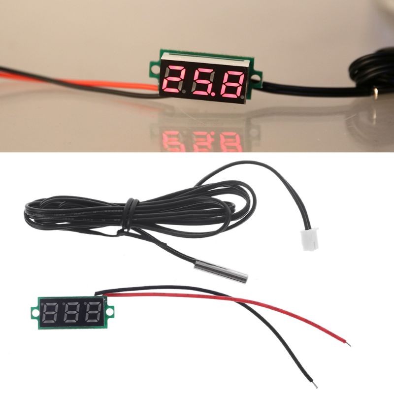 0.28" Display Digital Thermometer for Testing Fishpond Water -20℃~100 ...