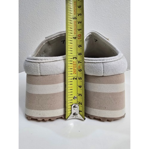 Pierre Dumas Paloma Women's Casual Platform Slip On Elevated Ivory Sude ...