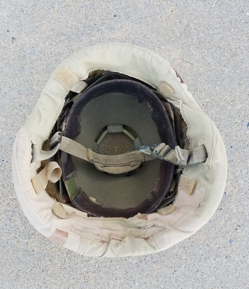 Untouched MICH ACH Helmet 4th Infantry Division Iraq OIF Combat Worn ...