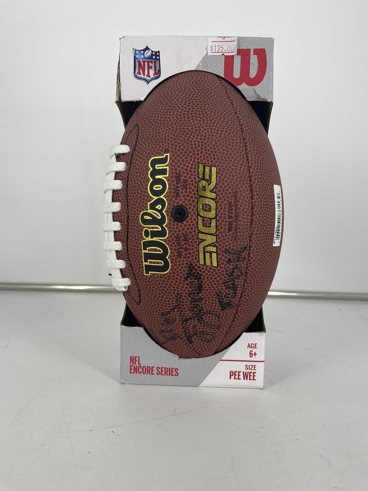 Wilson NFL Encore series Size Pee Wee Football Signed By Sam Jones ...