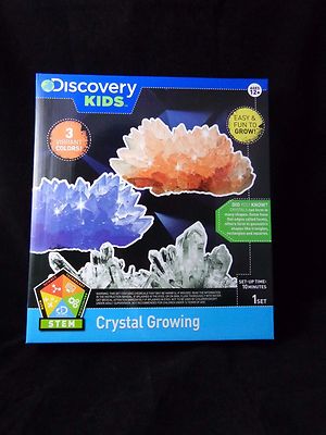 Discovery Kids Crystal Growing Kit - Ages 12+ Home Science Project ...