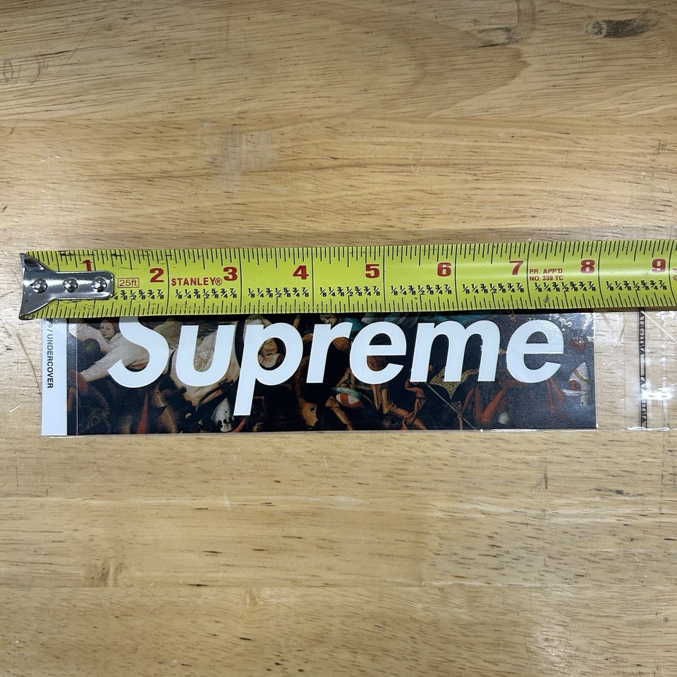 Supreme Undercover Box Logo Sticker Decal Angels Anarchy Art FW16 NEW ...