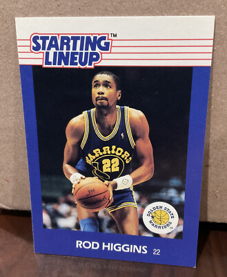 ROD HIGGINS 1988 KENNER STARTING LINEUP CARD - GOLDEN STATE WARRIORS | eBay