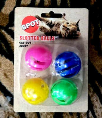 Ethical Slotted Balls Cat Kitten Toy, 4-Pack | eBay