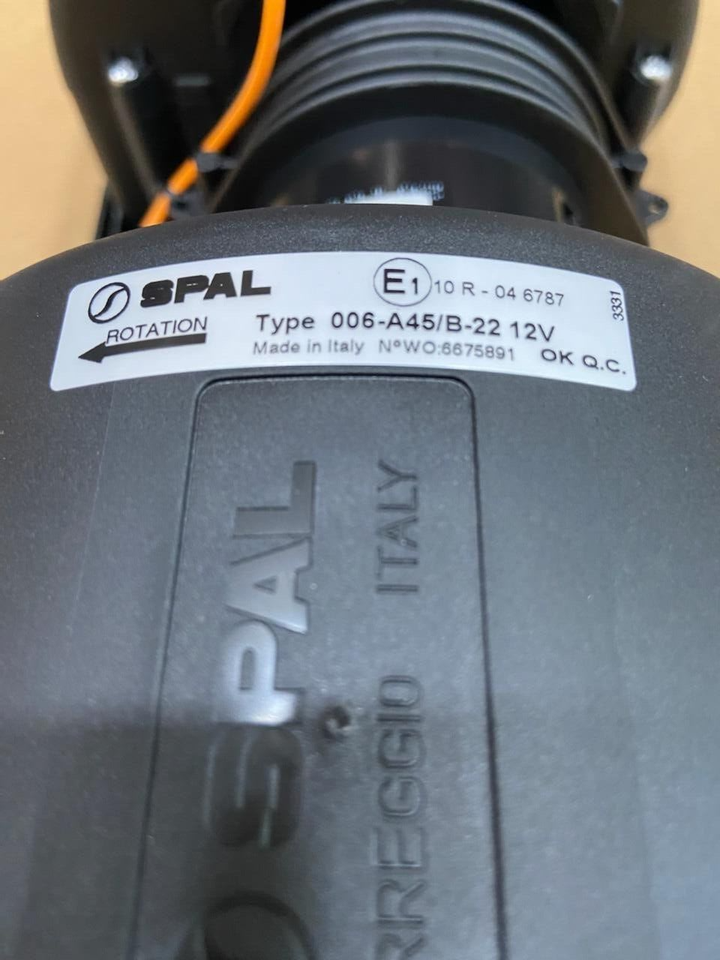 SPAL Blower Motor 12volts with 3 speed resistor - 006-A45-B-22 (OEM) | eBay