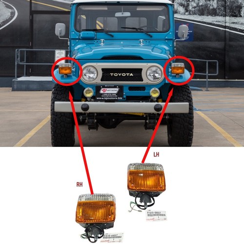 GENUINE Toyota Land Cruiser FJ40 43 45 BJ40 Front Turn Signal Light ...